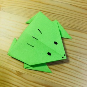 簡単折り紙『おたまじゃくし』の折り方｜How to fold Origami “Tadpole”
